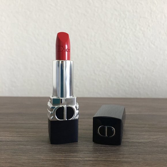 Dior | Makeup | Rouge Dior Mini Lipstick 999 Satin | Poshmark